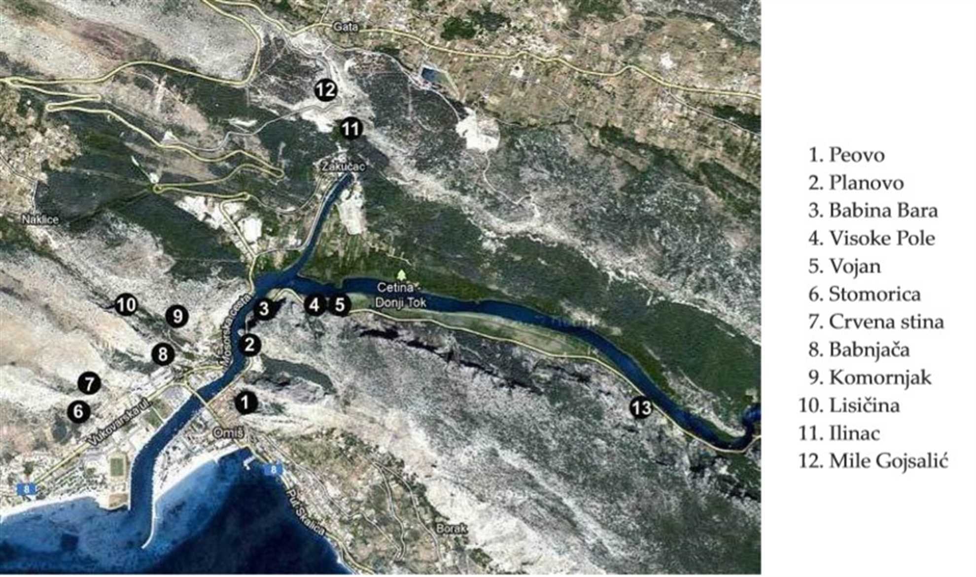 Active Holidays in Omis Riviera in Croatia